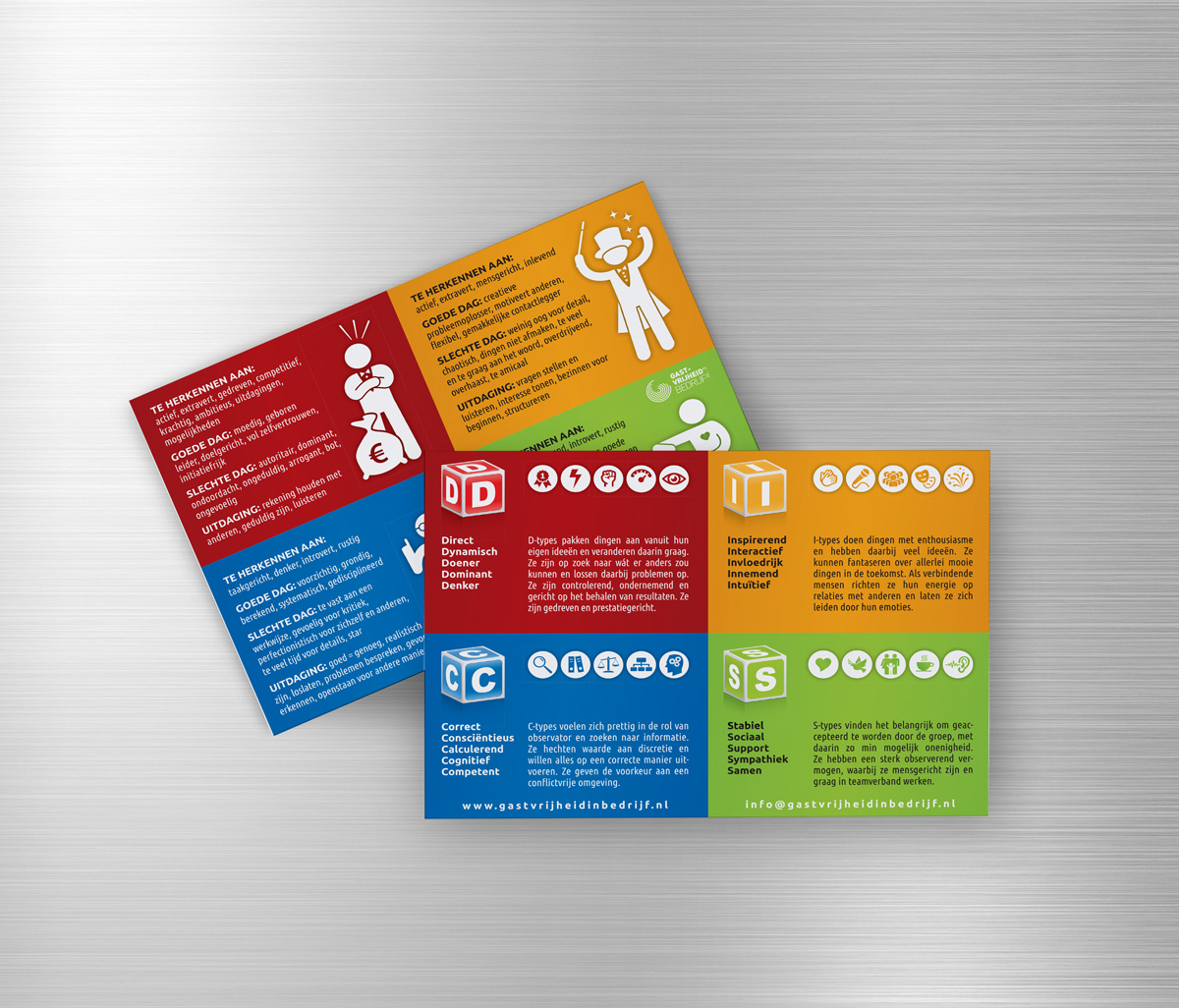 DISC banners - Lekker in Vorm creatieve merksetters